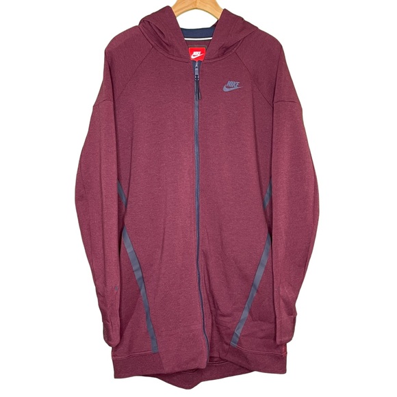 Nike | Jackets & Coats | Nike Womens Tech Fleece Mesh Cocoon Jacket Sz ...